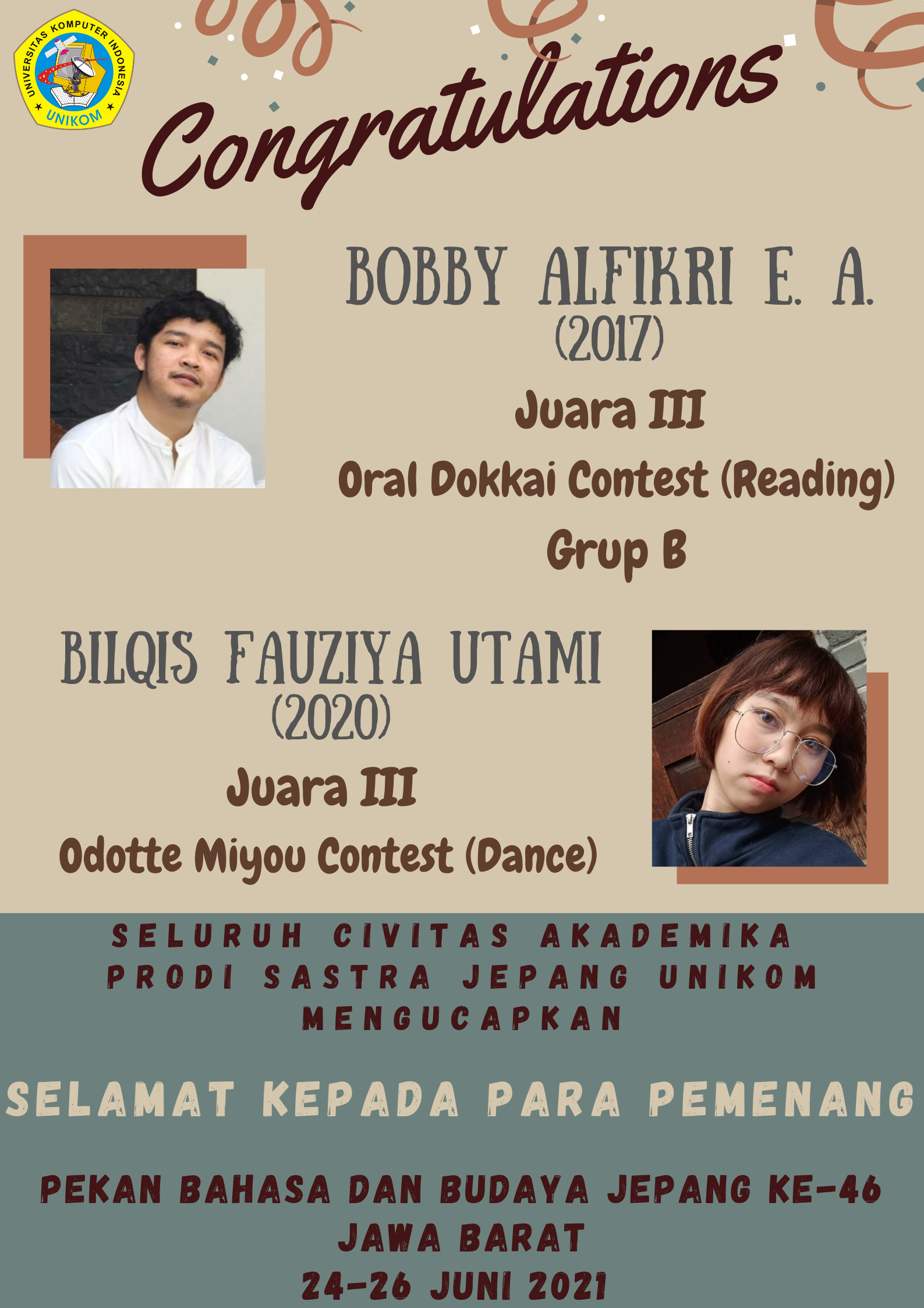 Beranda - Program Studi Sastra Jepang UNIKOM